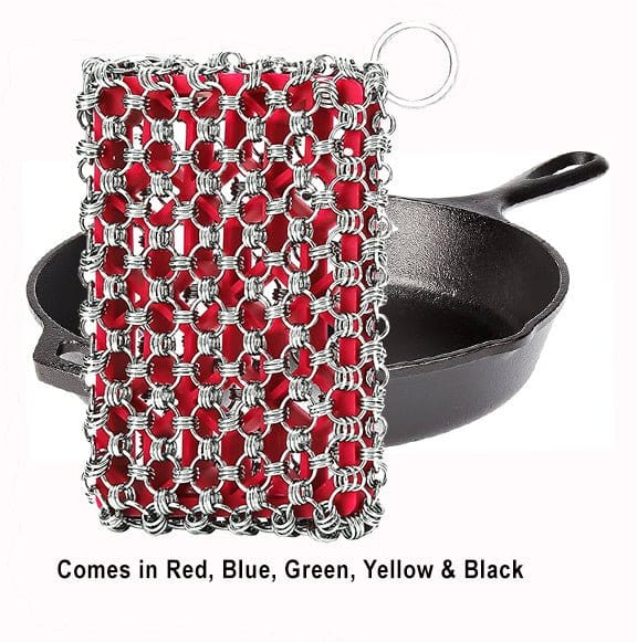 GRILL-A-SCRUB Chainmail Scrubber – Grill-A-Brush